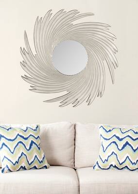 Nouveau Wave Mirror in Pewter | Mirrors | Michaels