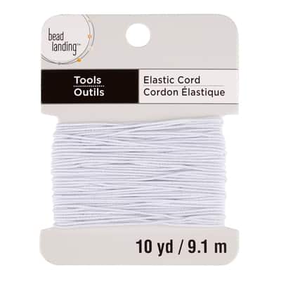 Thin elastic cord store