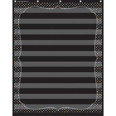 Chalkboard Brights 10 Pocket Chart | Michaels