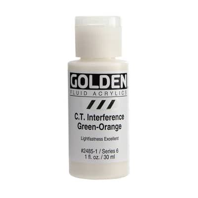 Golden® Fluid Interference Acrylics 1oz. | Michaels