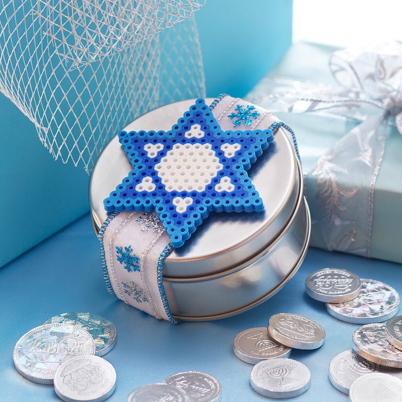 Kids' Perler® Star of David Gift Tin | Projects | Michaels