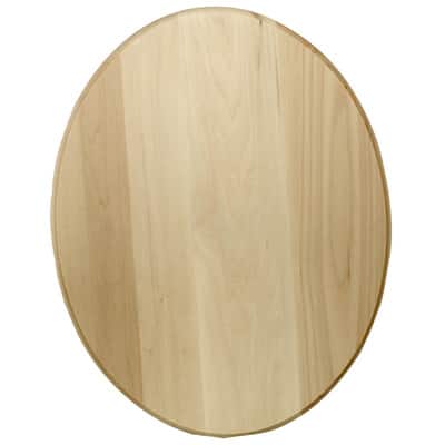 Basswood Oval Plaque by Make Market® | Michaels