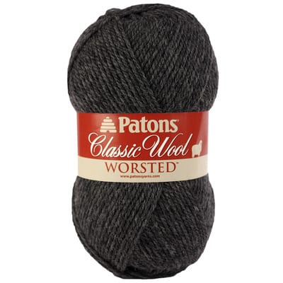 Patons® Classic Wool Worsted™ Yarn, Color: Dark Gray Mix | Michaels