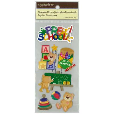 Dimensional Preschool Stickers by Recollections™ | Michaels