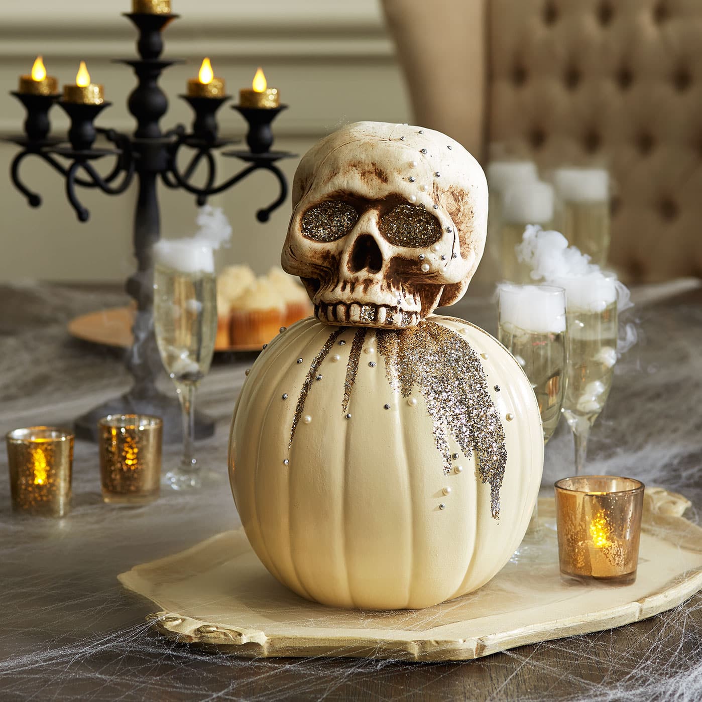 Spooky Skeleton Pumpkin | Projects | Michaels