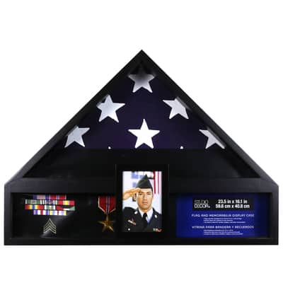 Deluxe Flag Case with Photo Display by Studio Décor® | Michaels