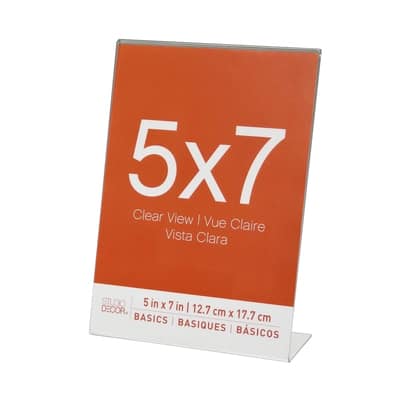 Acrylic Basics Vertical Bent Frame by Studio Décor® | Michaels