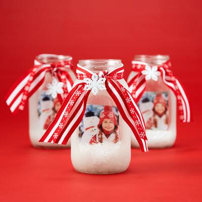 Photo Frosted Mason Jars | Projects | Michaels