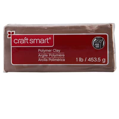 1lb. Polymer Clay by Craft Smart®, Color: Brown | Michaels