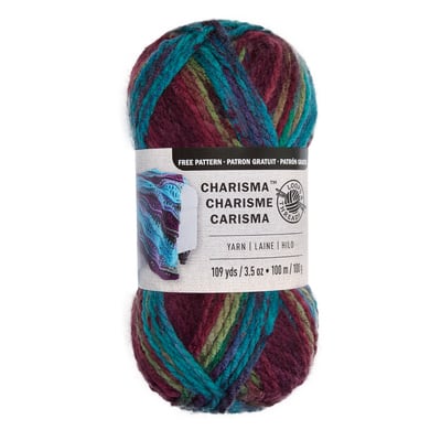Charisma® Yarn by Loops & Threads®, Color: Mulberry | Michaels