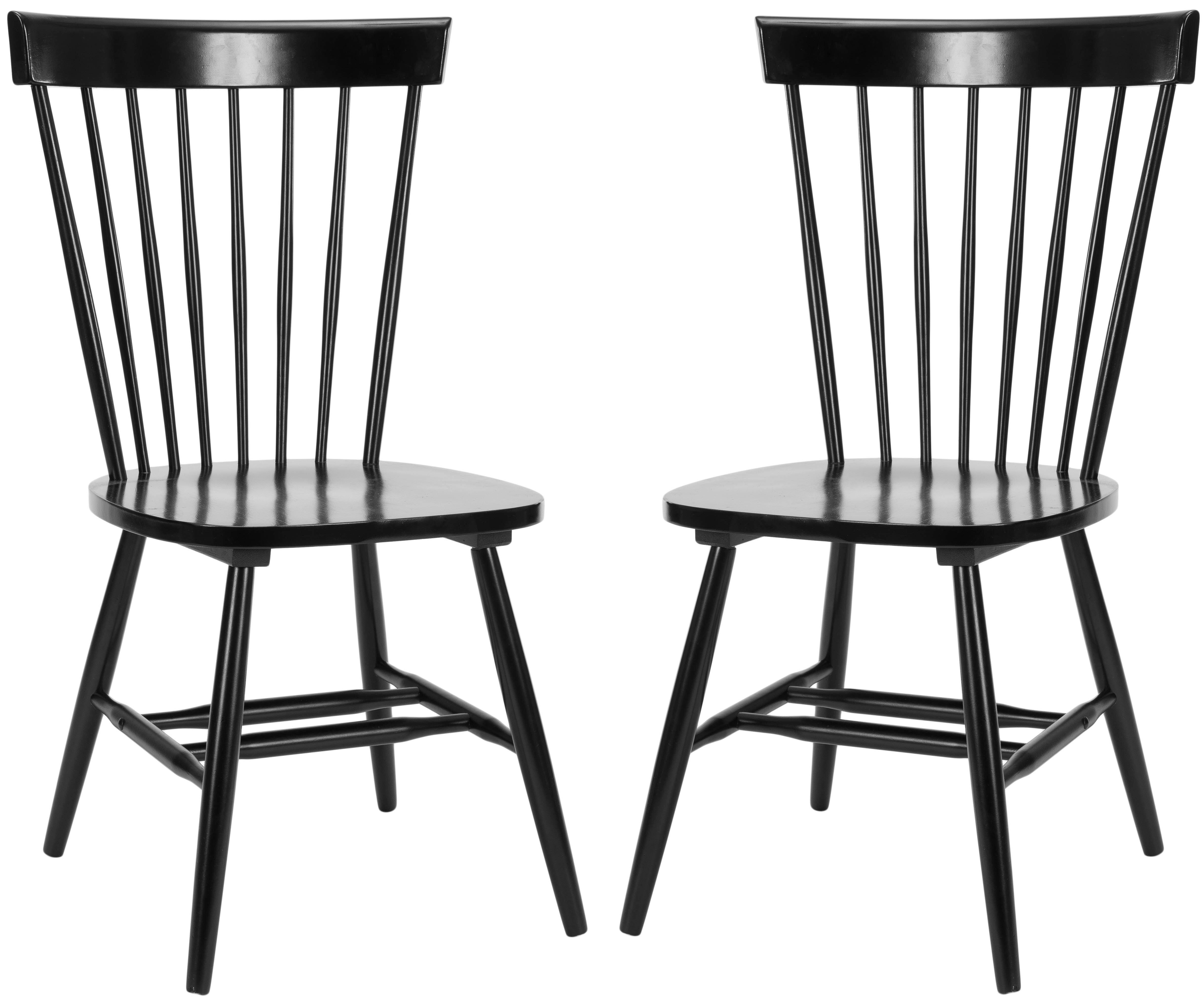 Parker Spindle Side Chair Set of 2 in Black | Michaels