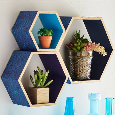 Geometric Shadow Box Shelf Set | Projects | Michaels