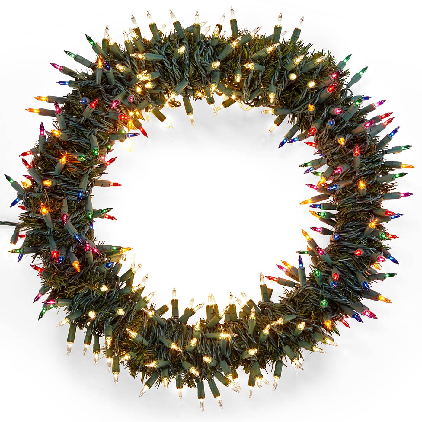 String Light Wrapped Wreath | Projects | Michaels