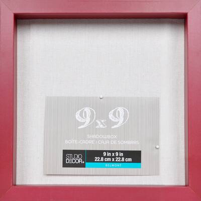 Dark Red Belmont Shadow Box By Studio Décor® | Michaels
