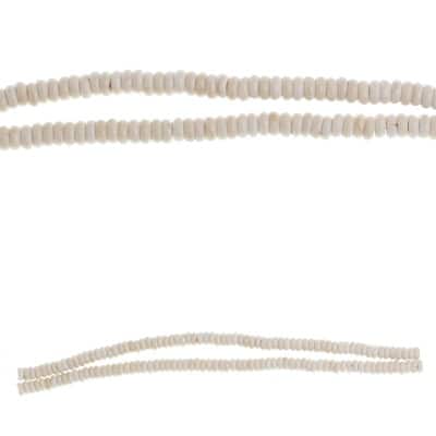 White Rondelle Reconstituted Turquoise Stone Beads, 4mm by Bead Landing ...