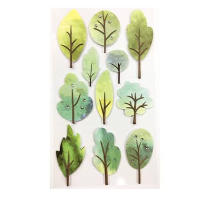 Watercolor Tree Stickers By Recollections™ | Michaels