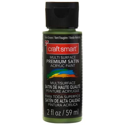 12 Pack: Multi-Surface Premium Satin Acrylic Paint by Craft Smart ...