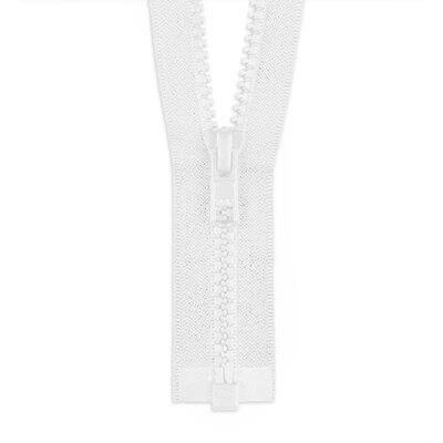 YKK 30" White #5 Plastic Vislon Open End Zipper | Michaels