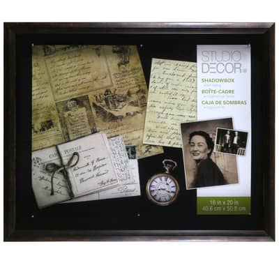 Bronze Shadow Box by Studio Décor®, Size: 16" x 20" | Michaels