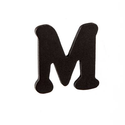2.5" Black MDF Whimsy Letter by Make Market®, Color: M | Michaels