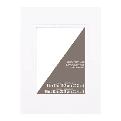 9" x 12" Double Mat By Studio Décor®, 6" x 8" Opening | Michaels