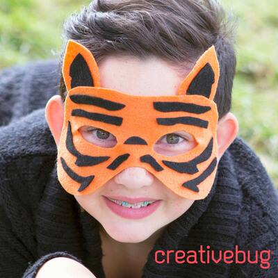 No Sew Felt Tiger Mask | Projects | Michaels