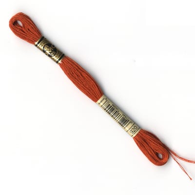 DMC® 117 6 Strand Cotton Embroidery Floss, Red, Color: 920 MD Copper ...