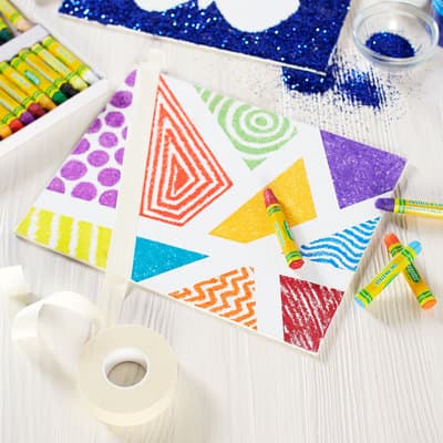 Kids Club® Geometric Canvas Reveal | Projects | Michaels