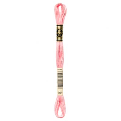 DMC® 6 Strand Embroidery Floss, Pink, Color: 761 LT Salmon | Michaels