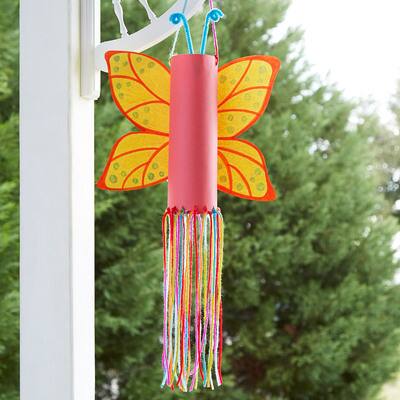 Kids Club® Paper Butterfly Windsock | Projects | Michaels