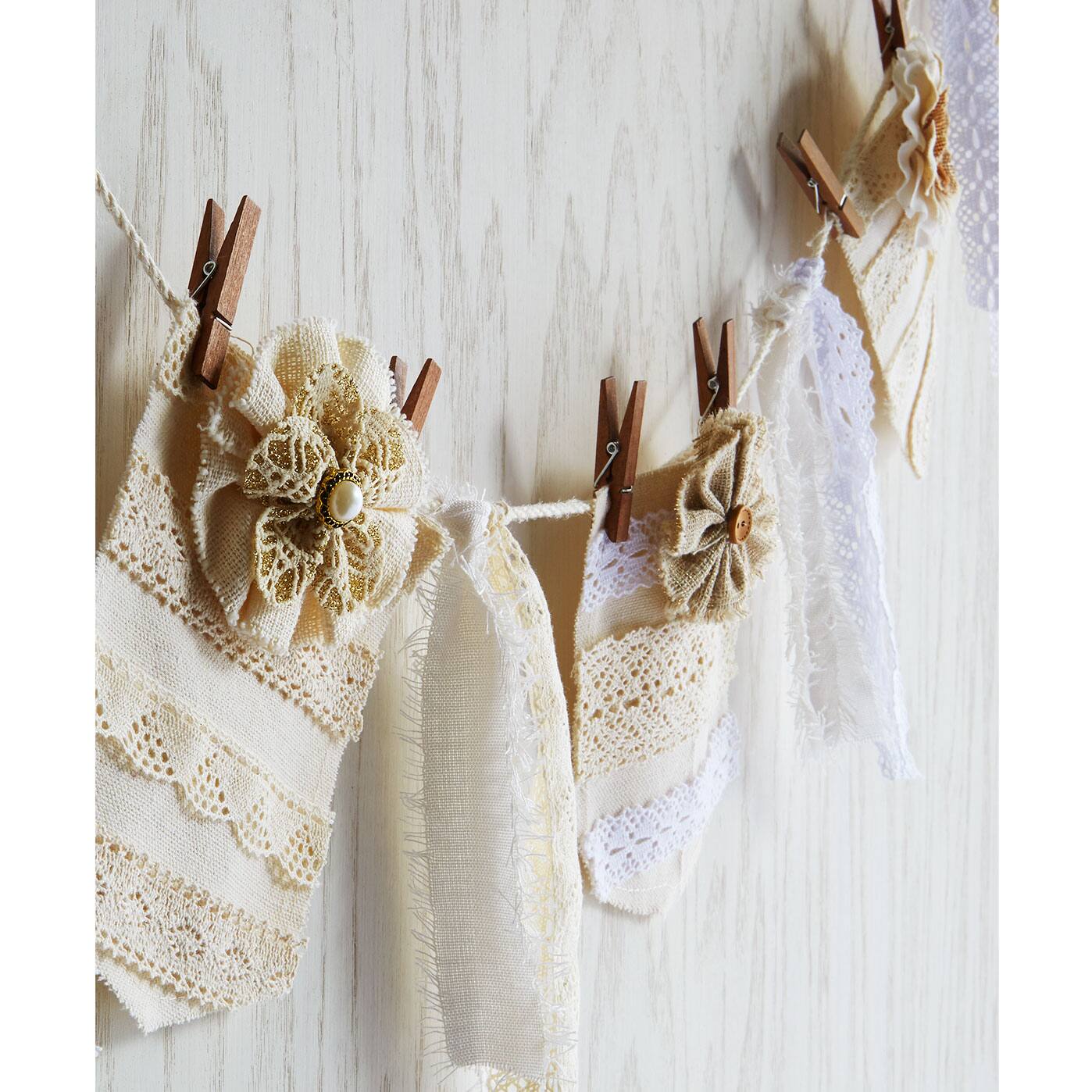 Lace Ribbon Banner | Projects | Michaels