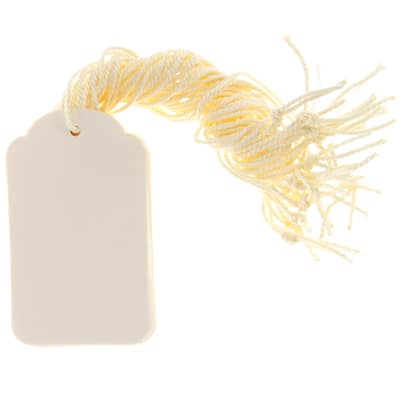 Buy in Bulk - 12 Packs: 20 ct. (240 total) Ivory Gift Tags by ...