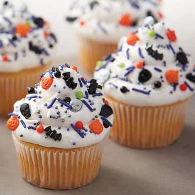Skulls and Pumpkins and Bats, Oh My! Cupcakes | Projects | Michaels