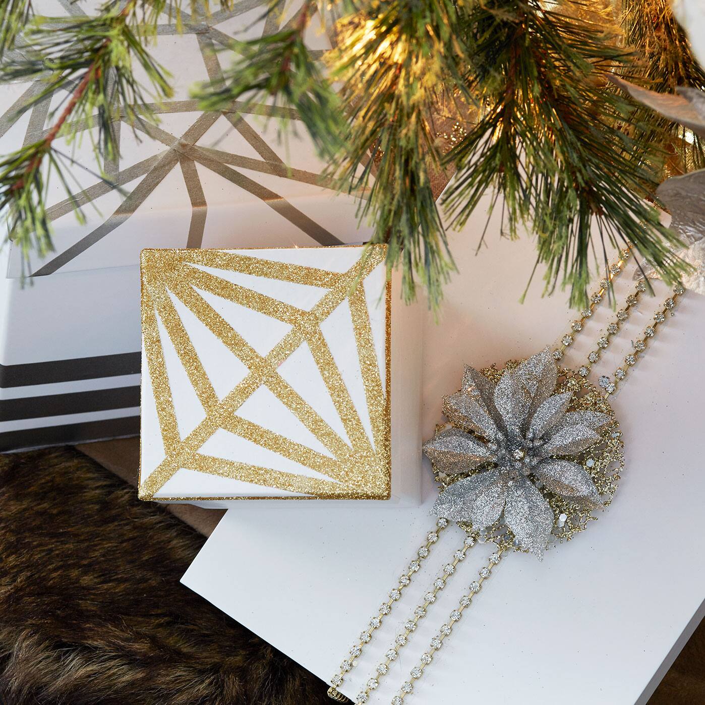 Shimmer Noel Rhinestone Gift Package | Projects | Michaels