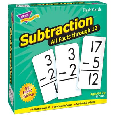 Subtraction 0-12 All Facts Skill Drill Flash Cards | Michaels