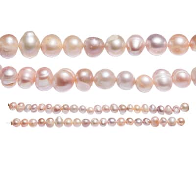 Lavender Pearl Potato Beads, 8mm by Bead Landing™ | Michaels