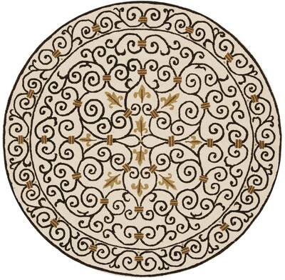 Chelsea Scrollwork 4' X 4' Round Area Rug | Michaels