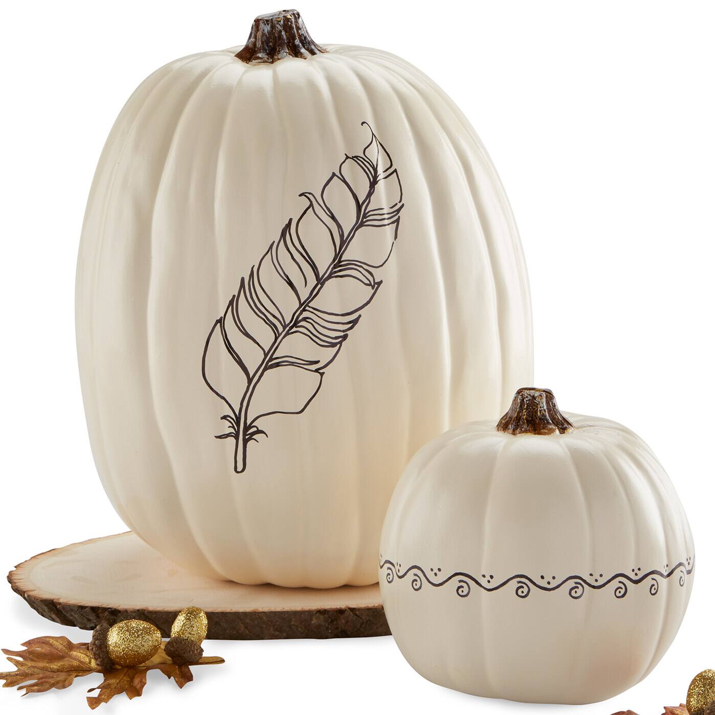 Doodle Cream Craft Pumpkin | Projects | Michaels