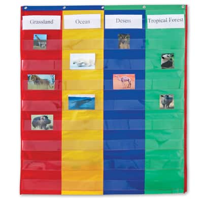 2 & 4 Column Double-Sided Pocket Chart | Michaels