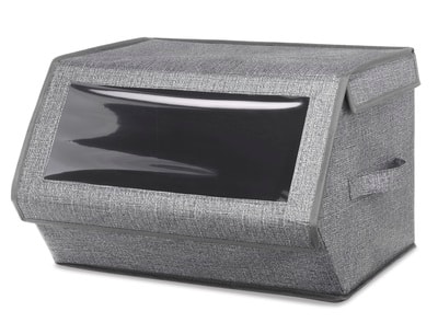 Stackable Window Box, Crosshatch Gray | Michaels