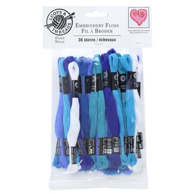 Blues Embroidery Floss By Loops & Threads® | Michaels