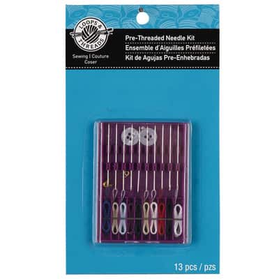Buy in Bulk - 12 Pack: Pre-Threaded Needle Kit by Loops & Threads ...