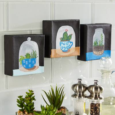 Terrarium Mini Canvas Trio | Michaels