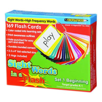 Sight Words In A Flash, Beginning Set 1 | Michaels