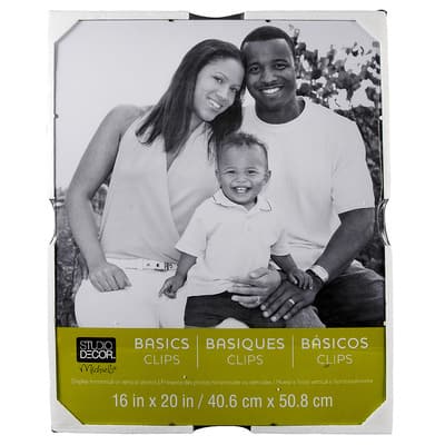 12 Pack: Clear 16" x 20" Clip Frame, Basics By Studio Décor ...