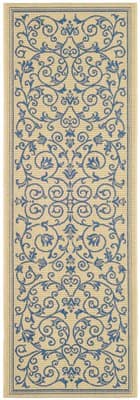 Courtyard Floral Scroll 2'-3" X 6'-7" Runner | Michaels