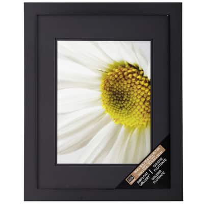 Black Gallery Wall Frame with Black Double Mat by Studio Décor ...