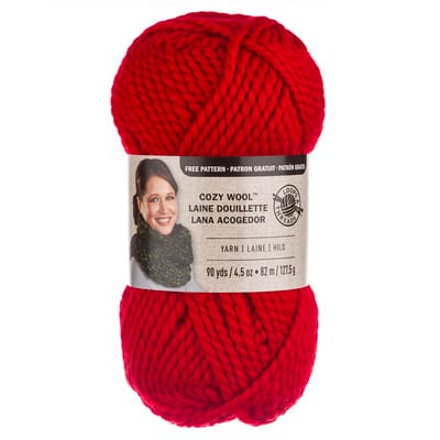 Loops & Threads® Cozy Wool™ Yarn, Size: 127.6 g, Color: Claret | Michaels
