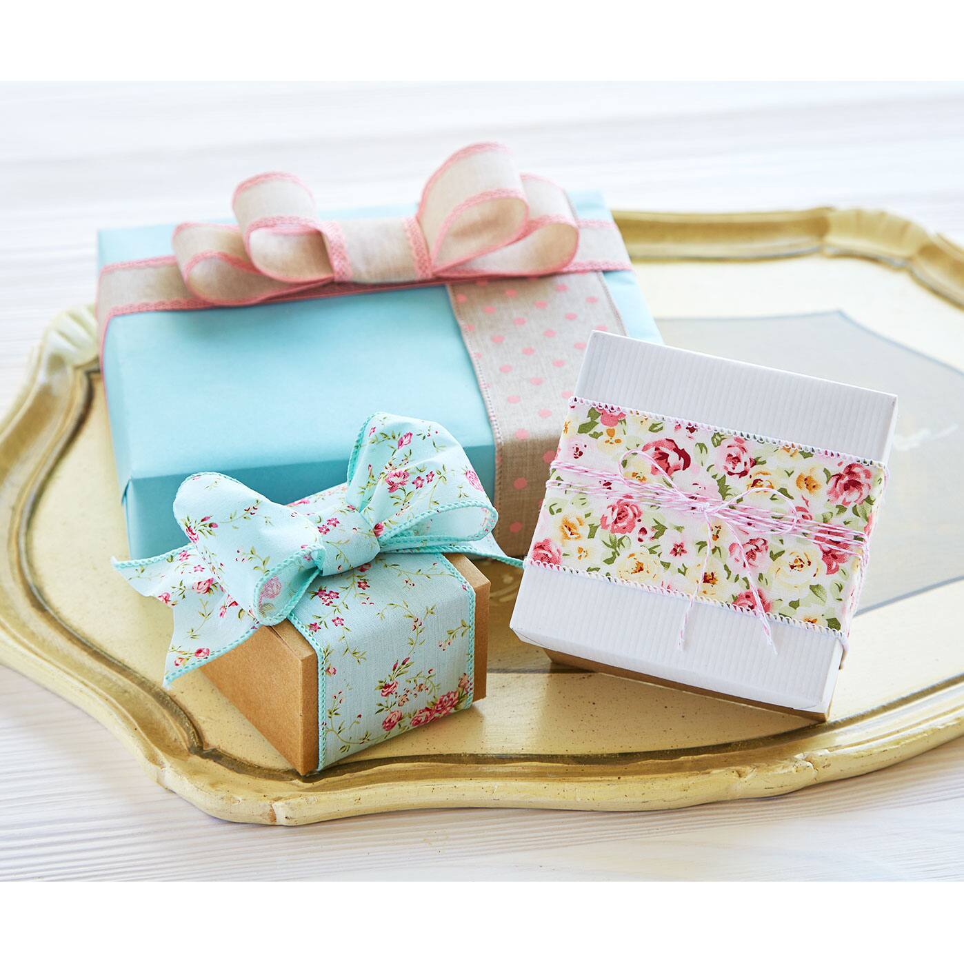 Vintage Blush Ribbon and Twine-Wrapped Gift Box | Projects | Michaels
