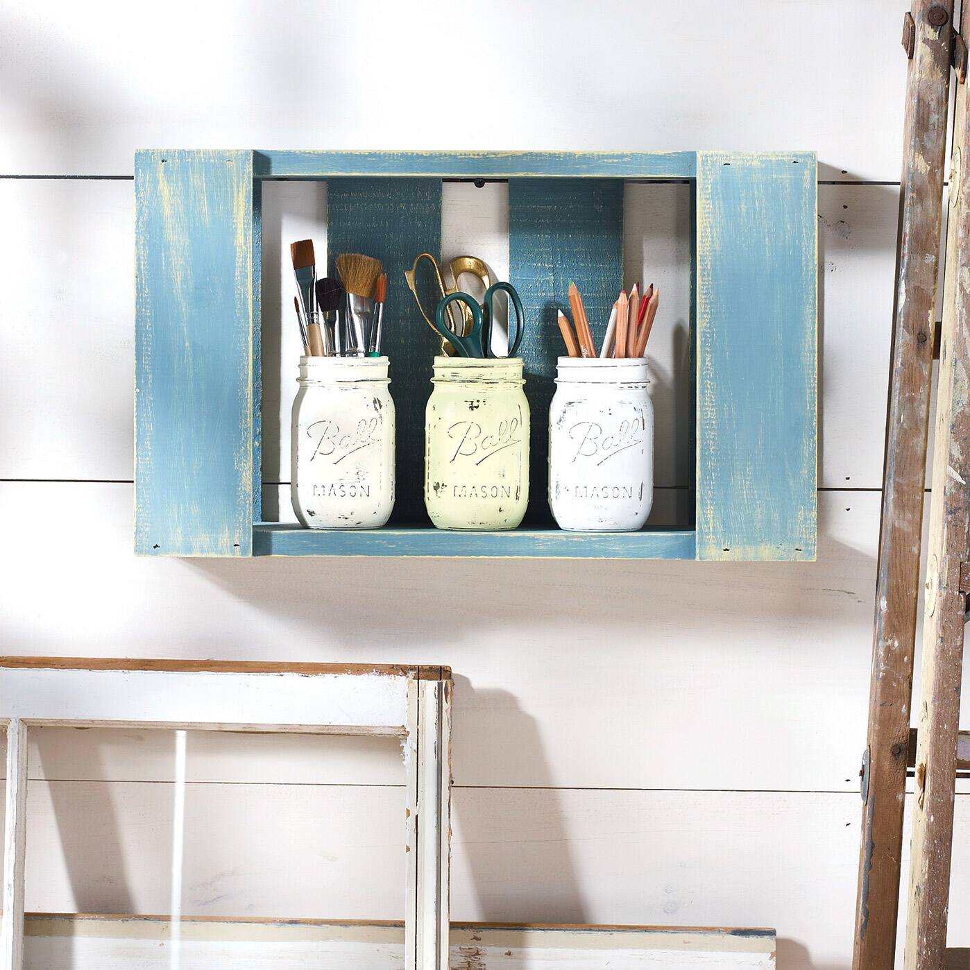 Martha Stewart Crafts® Vintage Decor Pallet Organizer | Projects | Michaels